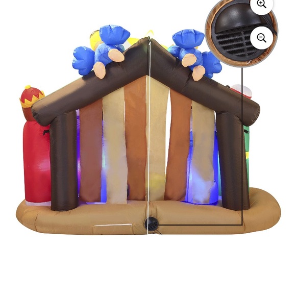 Joiedomi | Holiday | 6 Feet Long Christmas Nativity Scene Inflatable ...